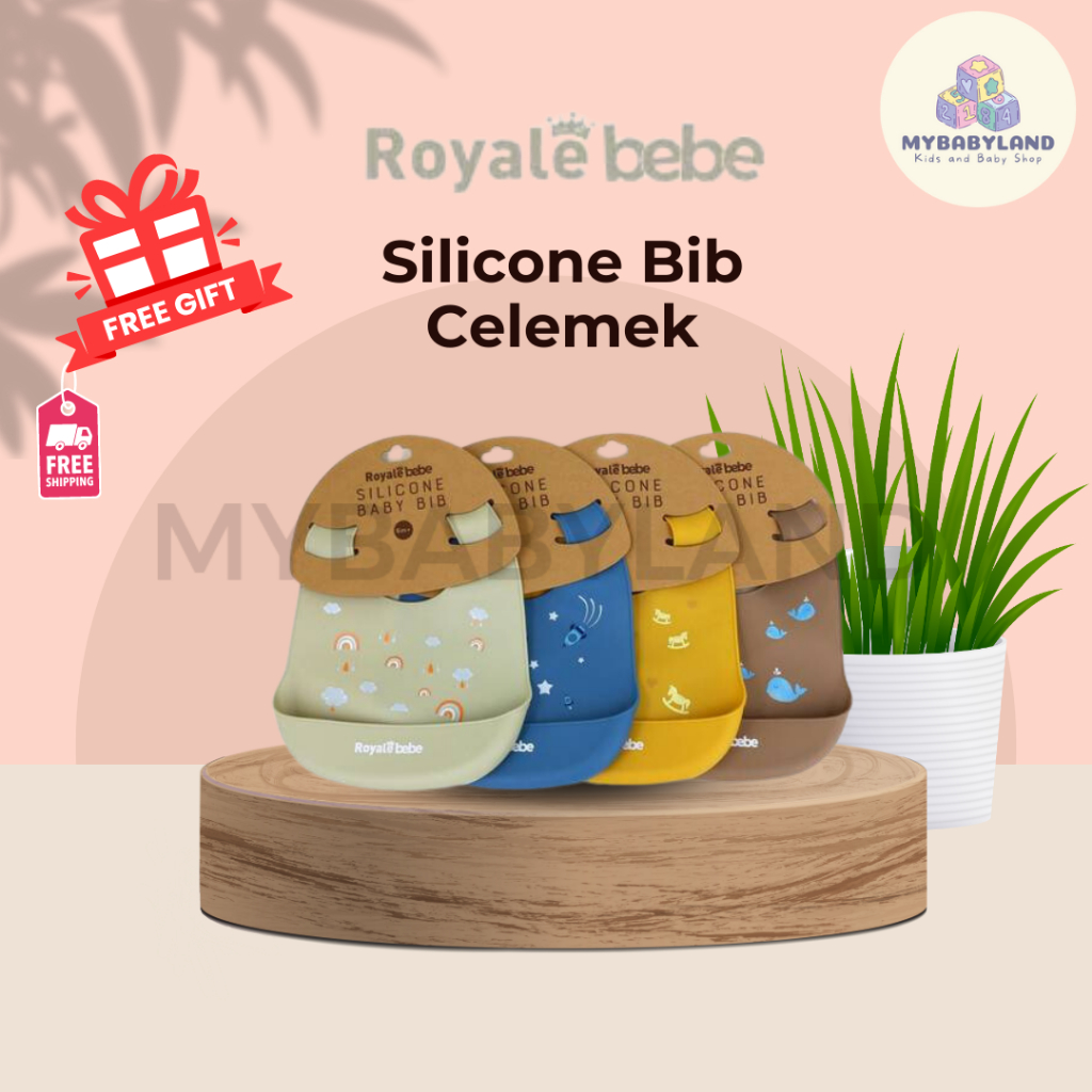 Jual Royale Bebe Bib Bayi / Celemek Bayi - Baby Silicone Bibs ...