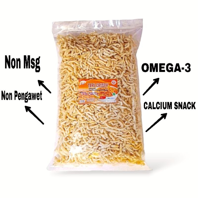 Jual [ TERMURAH !!! ] Teri Crispy merek Sintamel 500gr SUPER Teri ...