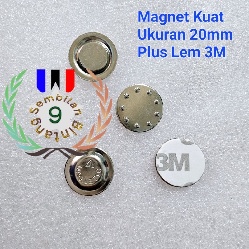 Jual Magnet Bulat Magnet Pin Lencana Magnet Nama Dada Magnet Papan Nama ...