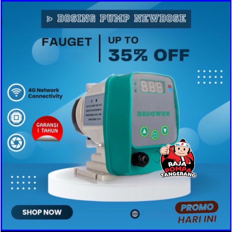 Jual Dosing pump 6 Liter/jam Digital newdose dossing pump | Shopee Indonesia