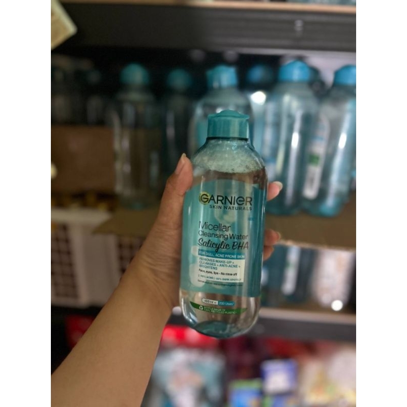 Jual GARNIER MICELLAR CLEANSING WATER PINK, BLUE, ROSE WATER CLEAN ...