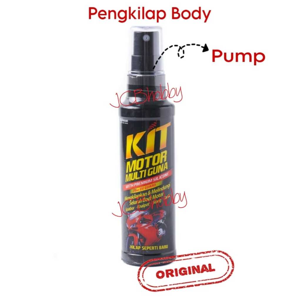 Jual Pengkilap bodi KIT motor multi guna PUMP 100 ml | Shopee Indonesia