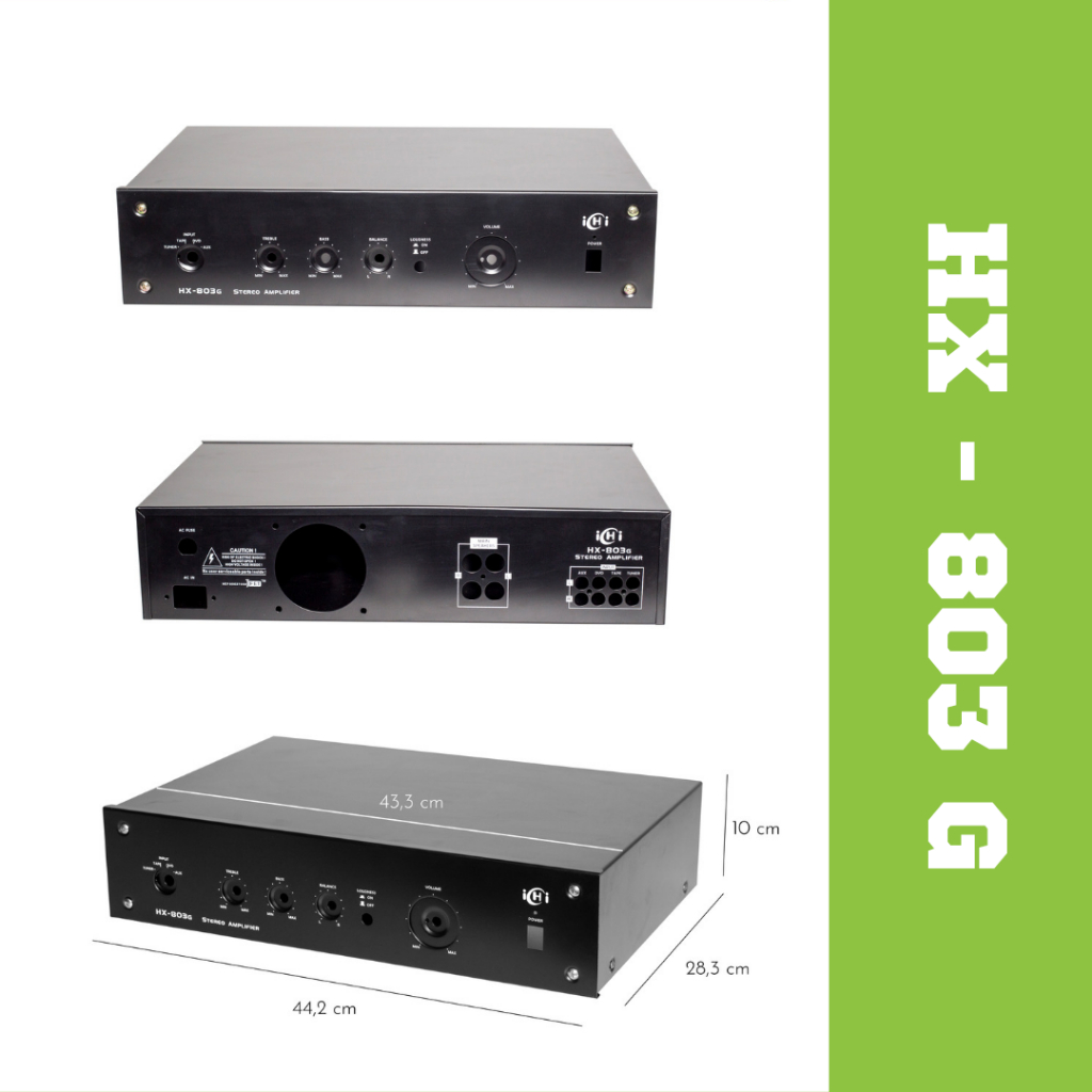 Jual Box Amplifier HX-803G HK 203 Casing Kosongan 10A 10 A by ICHI ...