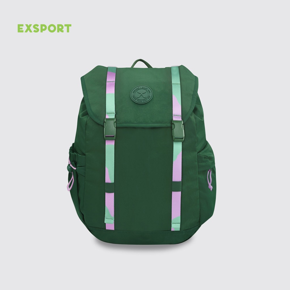 Jual Tas Ransel Exsport Scholar Backpack | L - Poppin - Hijau Army | Shopee Indonesia