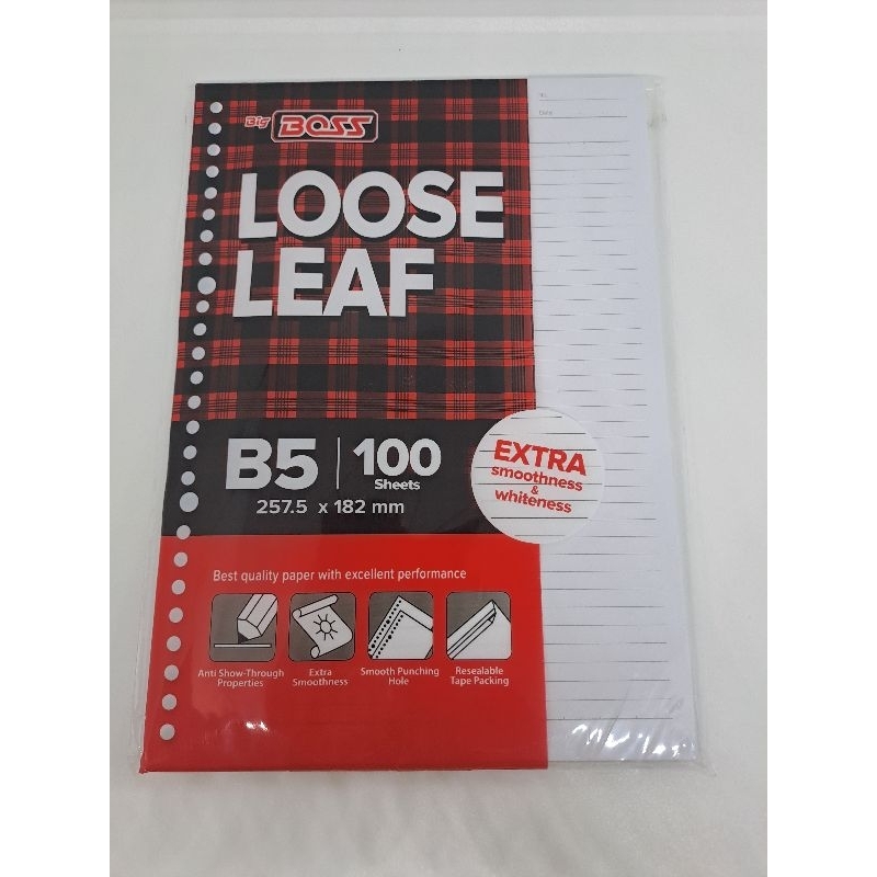 Jual ISI LOOSE LEAF B5 100 | Shopee Indonesia