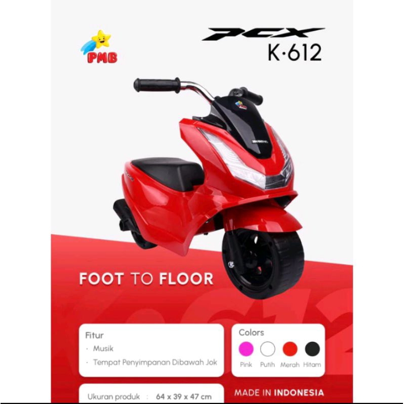 Jual Mainan Anak Motor Non Aki Honda PCX K612 | Shopee Indonesia