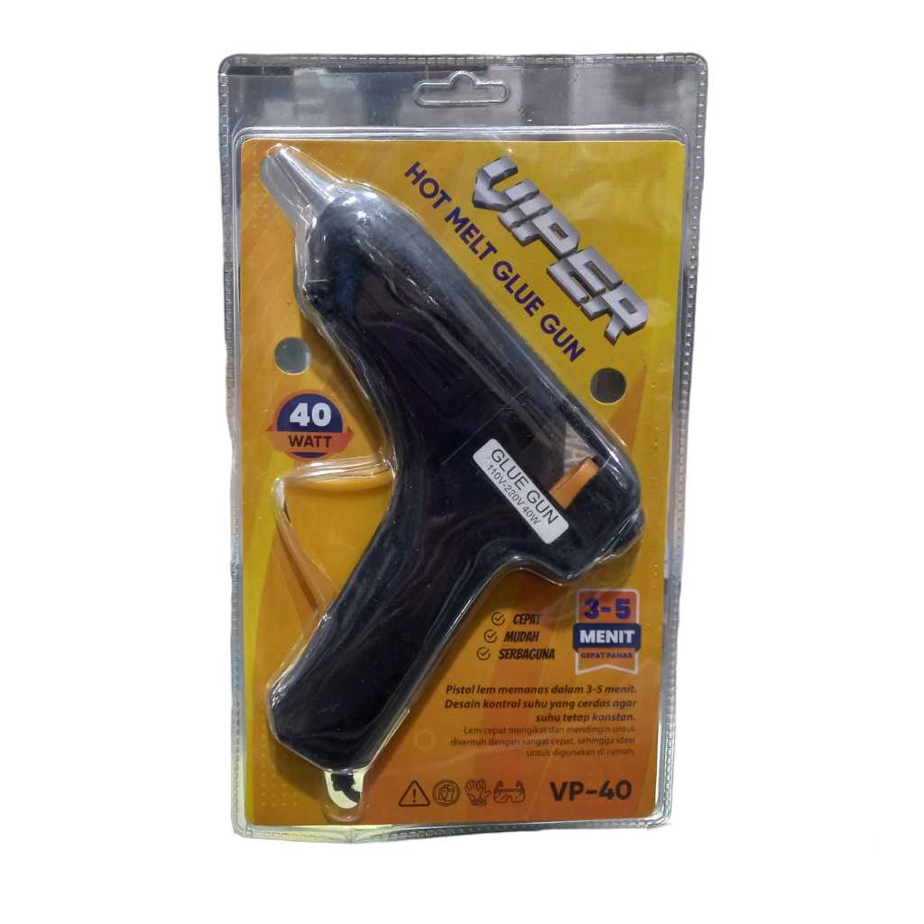 Jual Lem Tembak Besar/ Hot Melt Glue Gun Besar 40W | Shopee Indonesia