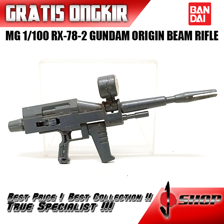 Jual MG 1/100 RX-78-2 GUNDAM ORIGIN BEAM RIFLE MG787 | Shopee Indonesia