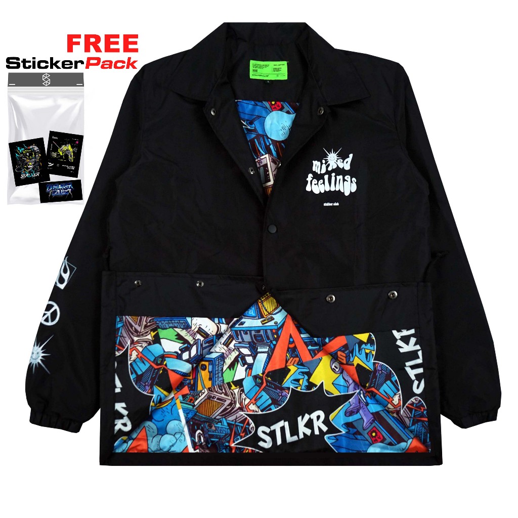 Jual Stalker Jacket Coach original stalker parasut - Comic hitam anti ...