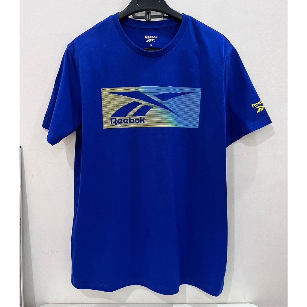 Jual R21B9 Kaos kasual man Reebok Biru | Shopee Indonesia