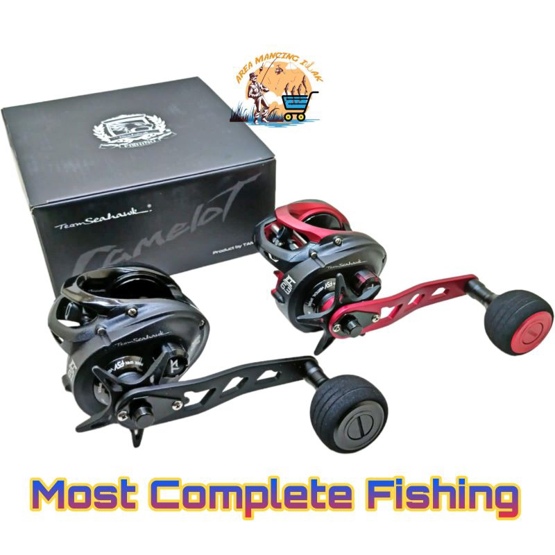 Jual Reel Seahawk Camelot 305HSL 305XHSL Jigging Baitcasting | Shopee ...