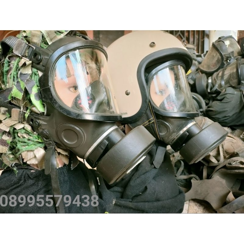 Jual Masker Gas EX Tentara Gasmask Militer Asli Masker Gas air mata ...