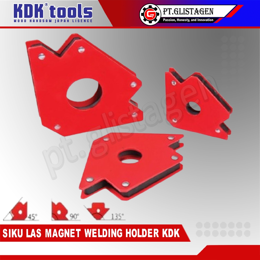 Jual KDK Siku Magnet Las 4" Inch 50 LBS Magnetic Welding Holder 4" in ...