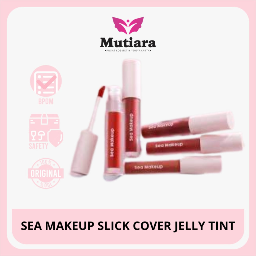 Jual SEA MAKEUP SLICK COVER JELLY TINT | Shopee Indonesia