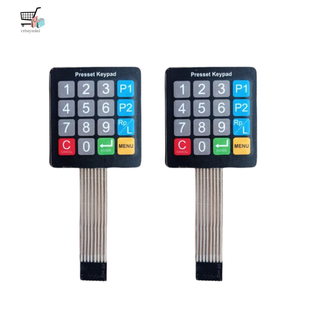 Jual PROMO KEYPAD ARDUINU PERTAMINI ABU / Best Presset Keypad Tombol ...