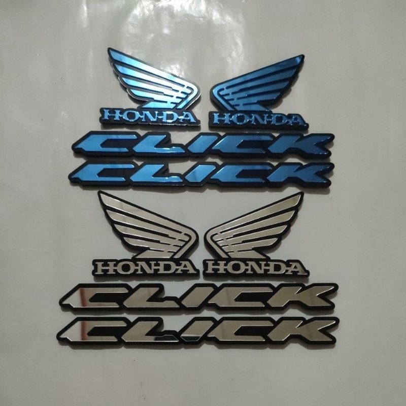 Jual Emblem Click Akrilik 3D + Sayap | Shopee Indonesia