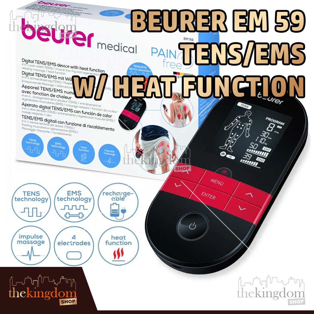 Jual Beurer EM 59 Digital TENS/EMS Heat Function Alat Terapi Pijat ...