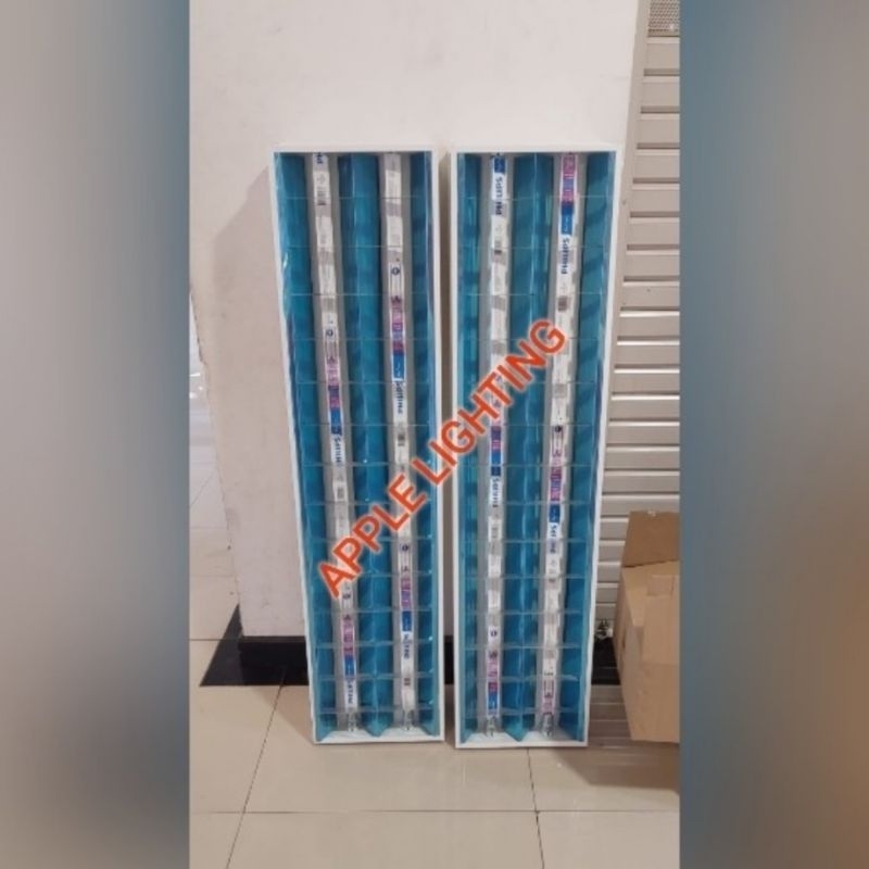Jual KAP LAMPU RM OUTBOW 2X36W KOMPLIT LED PHILIPS 16W (120cm) | Shopee ...