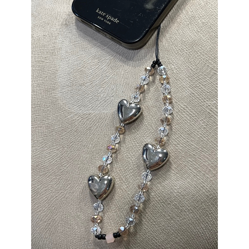 Jual PHONE BEADS / PHONE CHARM / TALI HANDPHONE full kristal ( chrome ...