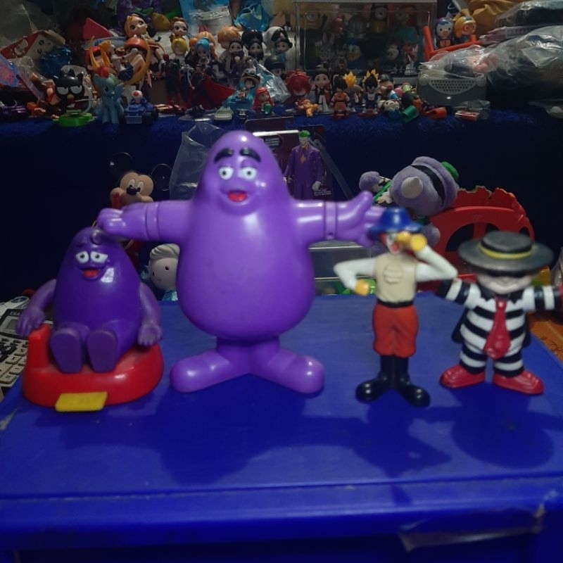 Jual mainan / figure dikoleksi maskot mcd vintage. grimmace, ronald ...