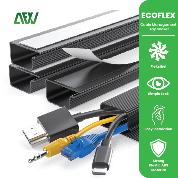 Jual AFW Pelindung Kabel / Klip Kabel / Cable Management / Cable ...