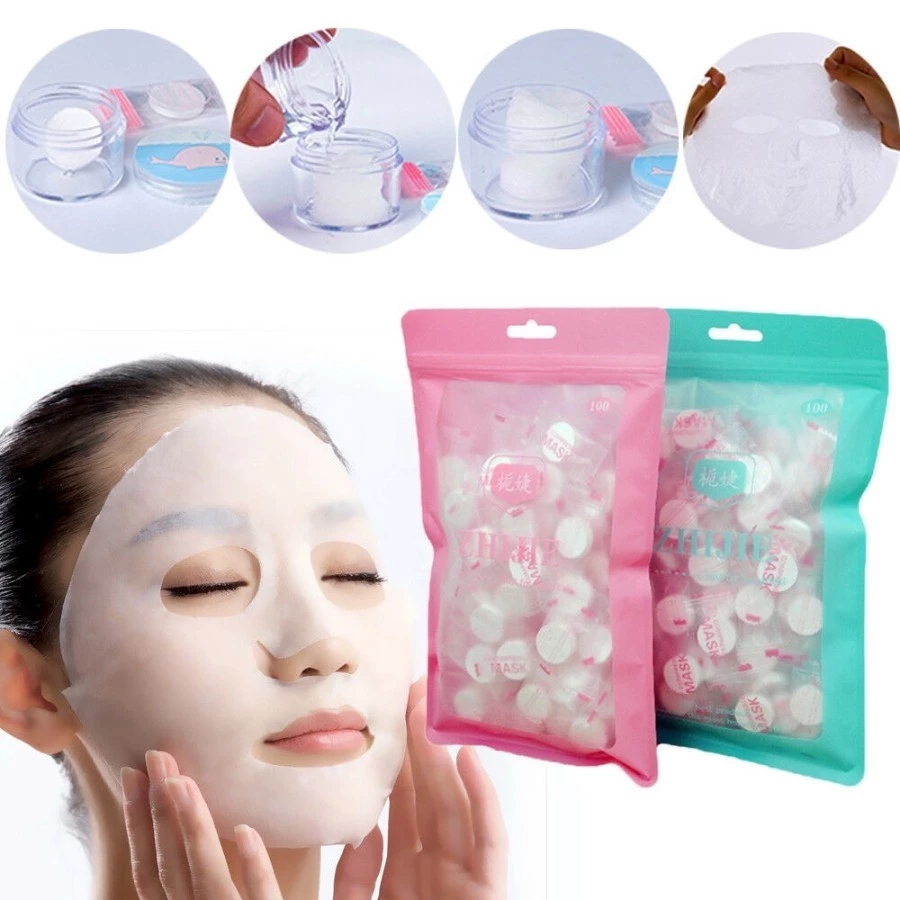 Jual [ 1 PAK ISI 100 Pcs ] SIAP KIRIM‼️ Compressed Mask DIY Masker ...