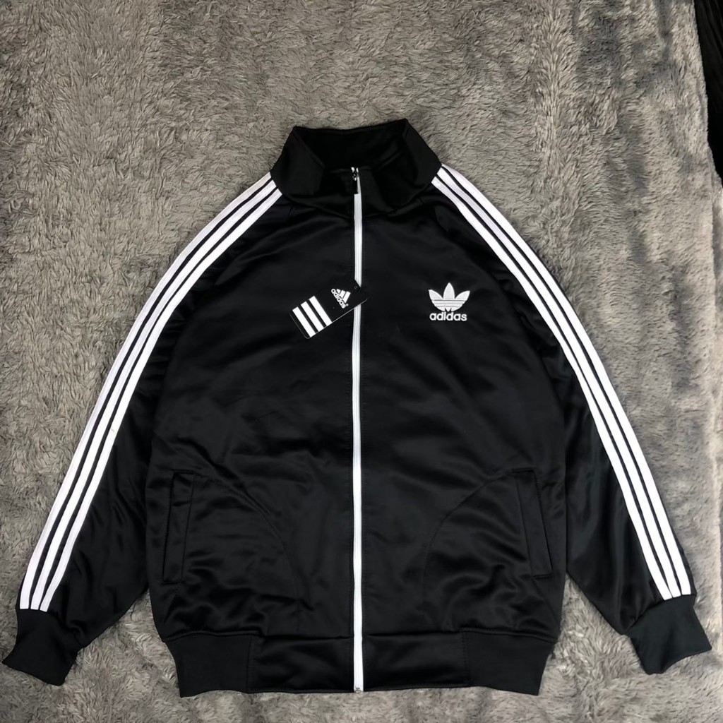 Jual Jaket Tracktop Adidas Firebird Logo Bordir Pria Wanita Distro Premium Quality | Shopee ...