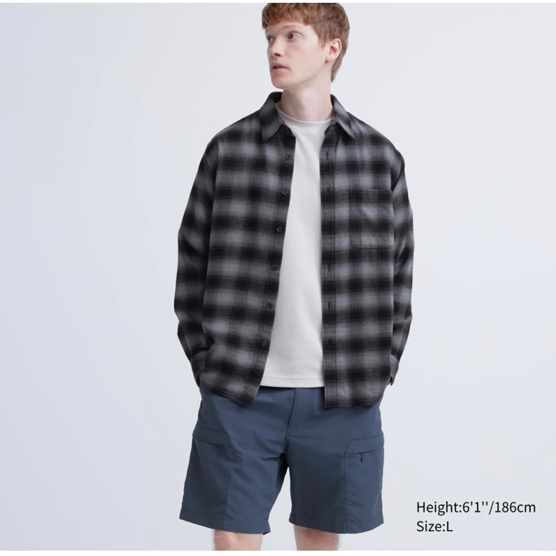 Jual kemeja flanel kotak uniqlo cowok new arrival | Shopee Indonesia