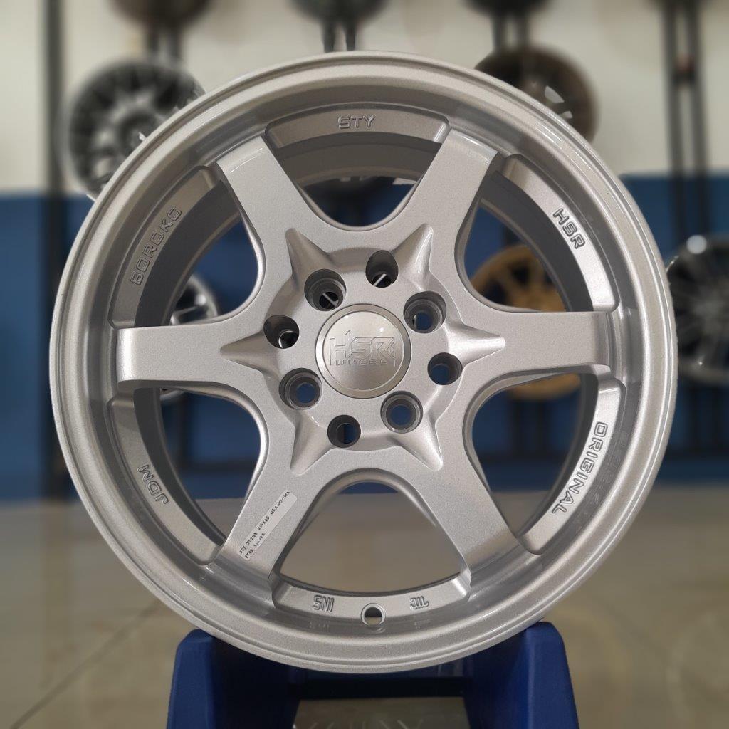 Jual Velg te37 ring 15 lubang 4 silver mobil etios, mirage, picanto hsr racing type sty | Shopee ...