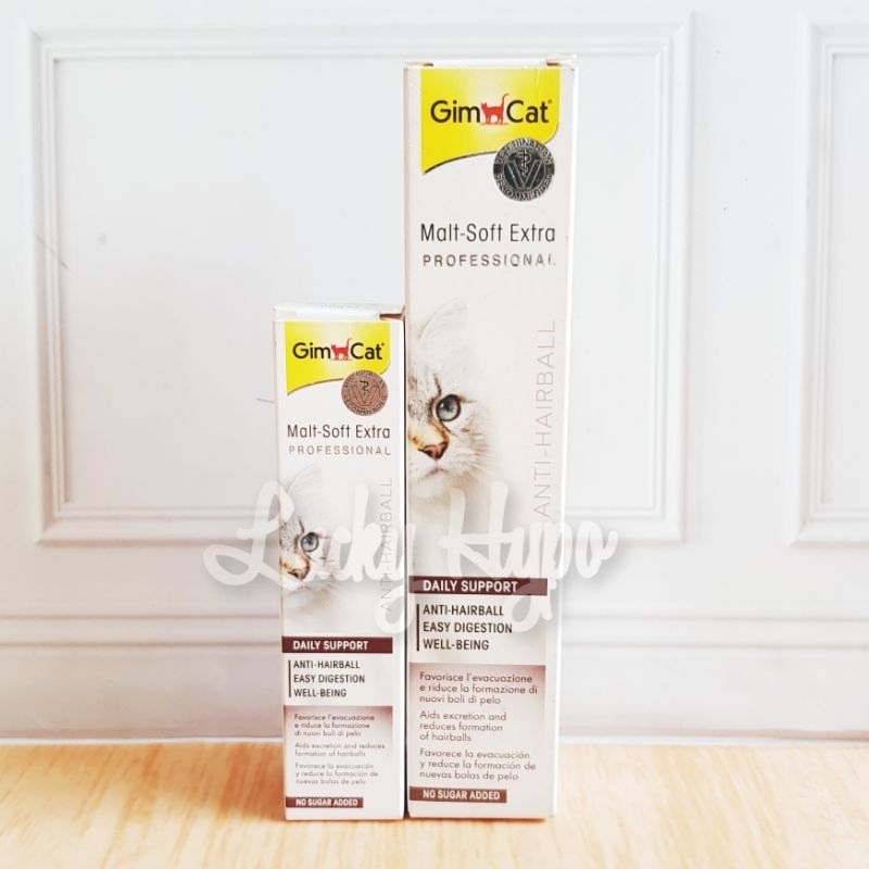 Jual Vitamin Kucing GIMCAT Malt Soft Extra Professional Anti Hairball ...