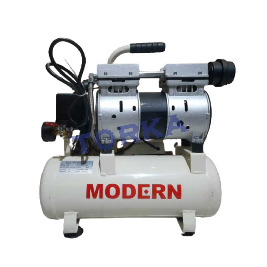 Jual Compressor Oiless MODERN 3/4HP Kompresor Angin tanpa Oli tangki ...