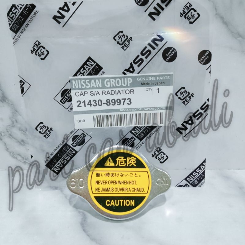 Jual Cap Radiator / Tutup Tabung Radiator Nissan Serena Xtrail T30 T31 ...