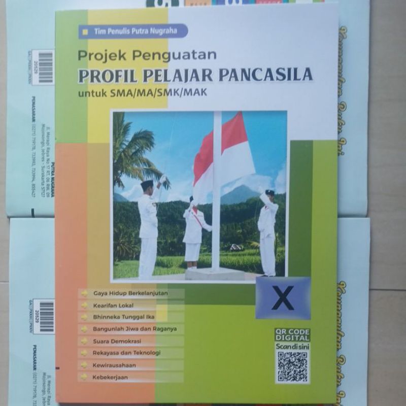 Jual PROJEK PENGUATAN PROFIL PELAJAR PANCASILA SMA SMK KELAS 10 KURIKULUM MERDEKA 2023 - 2024 ...