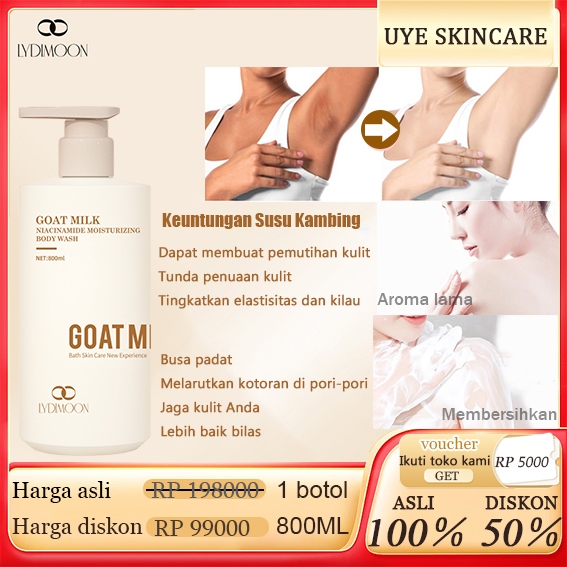 Jual Body wash Pemutih badan permanen shower gel Sabun Pemutih Badan ...