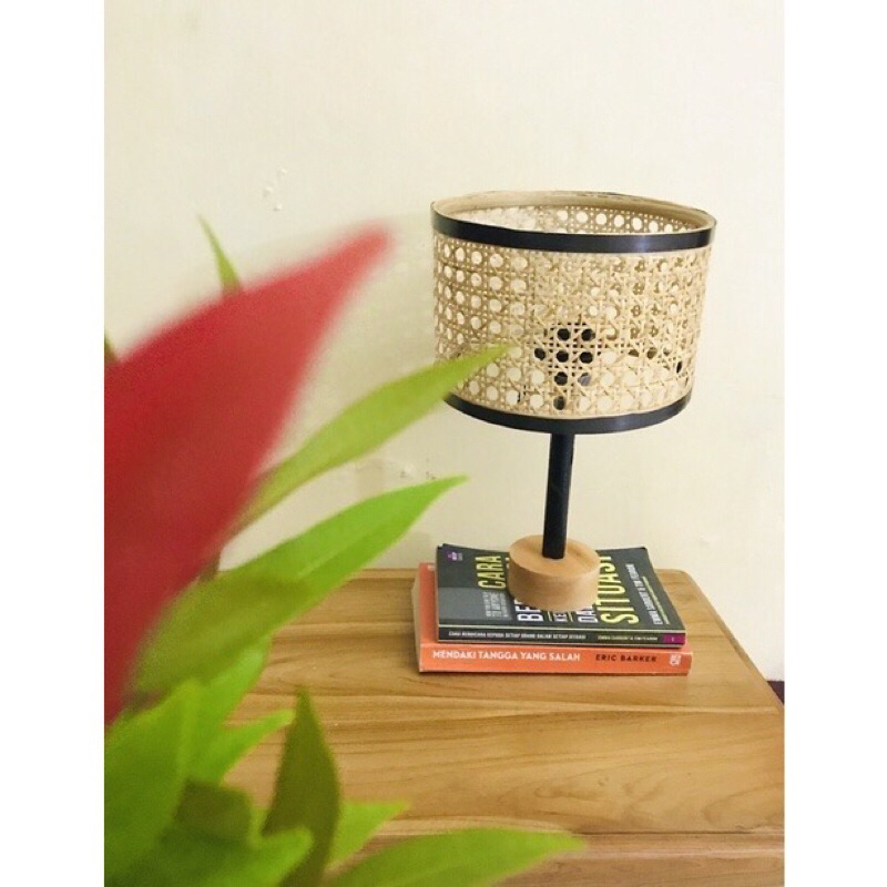 Jual JALJA mini| lampu meja meja | lampu rotan | lampu bambu | lampu ...