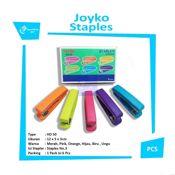 Jual JOYKO - Stapler - Staples Besar HD-50 - Pcs | Shopee Indonesia