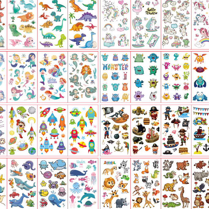 Jual Sticker tato anak tato temporer stiker tato lucu animal serangga ...