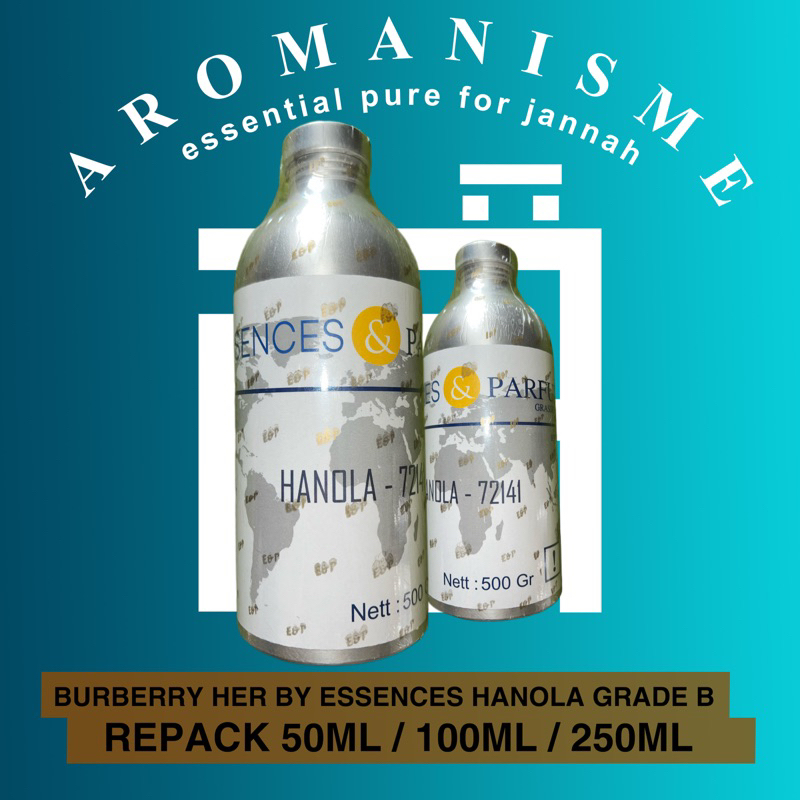 Jual Bibit Parfum Searah Burberry Her By Essences Hanola Grade B Repack ...