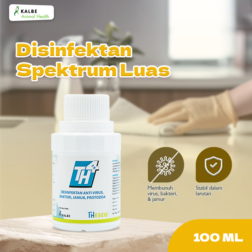 Jual TH4+ 100 ml - Disinfektan Spektrum Luas [ORIGINAL] | Shopee Indonesia