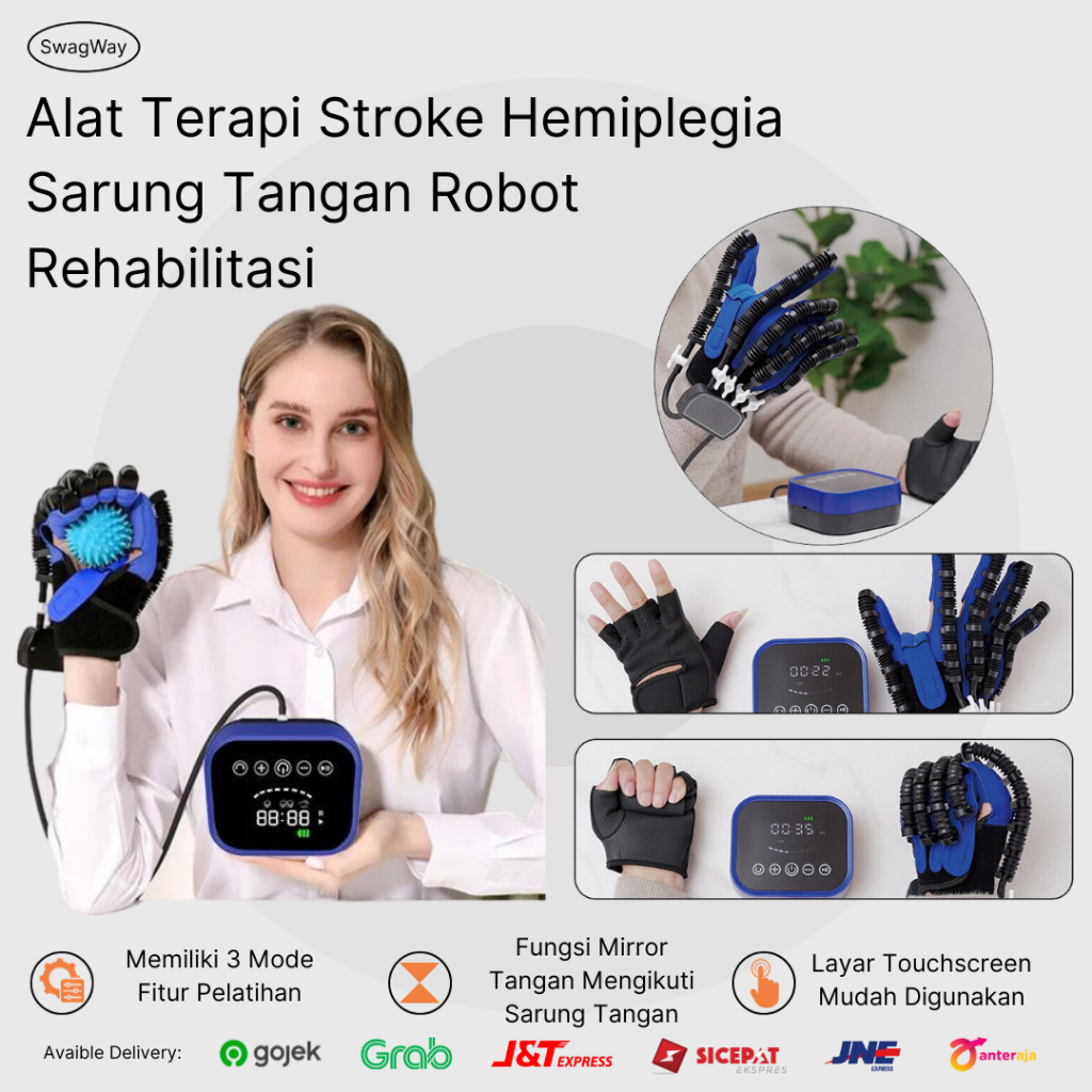 Jual Alat sarung tangan robot rehabilitasi jari untuk stroke hemiplegia ...