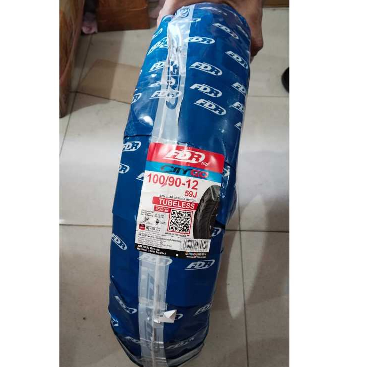 Jual Ban luar FDR City Go 110/90-12 FREEGO FAZZIO GENIO 2021 SCOOPY ...