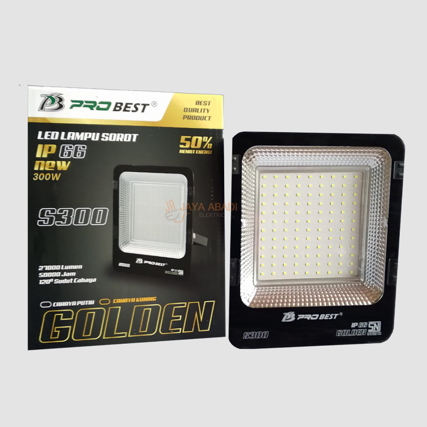 Jual Lampu Sorot Led Lampu Tembak Led 300W 300 Watt Super Bright ProBest Golden | Shopee Indonesia