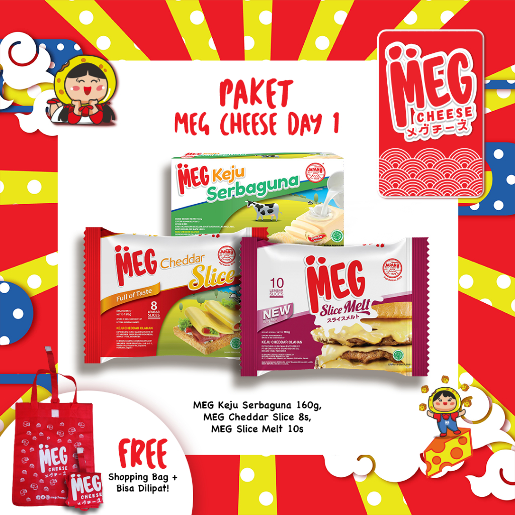 Jual Paket MEG Cheese Day 1 | Shopee Indonesia