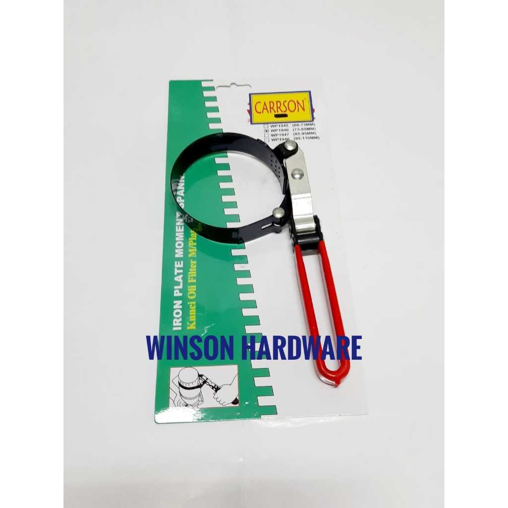 Jual Kunci Pembuka Oli Filter Plat 73 - 85 mm Iron Plate Moment Spanner ...