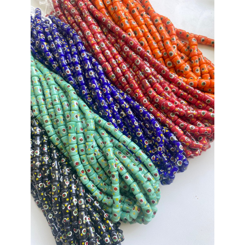 Jual Manik mata tiung one colour/manik borneo/manik kalimantan/glass ...