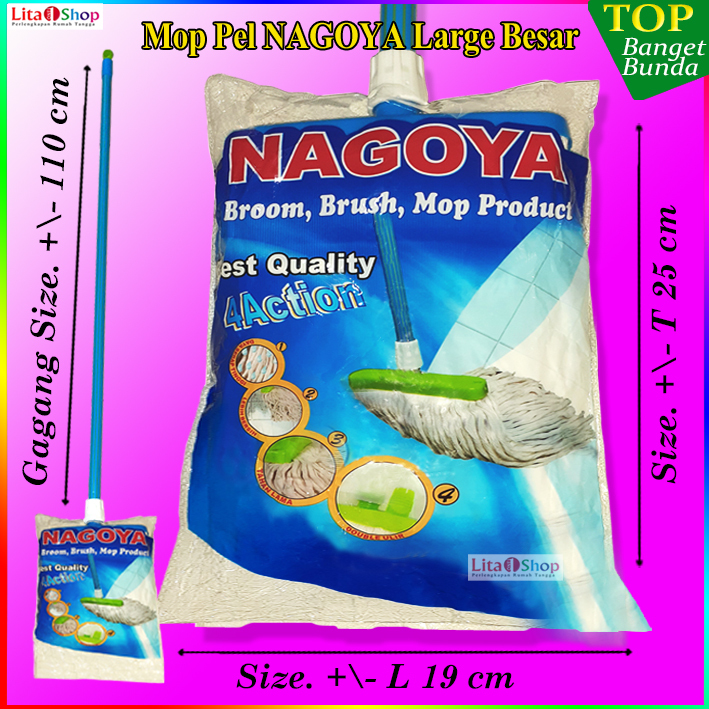Jual Pel Sumbu Nagoya Besar/Alat Pel/Mop Lantai - 703 L | Shopee Indonesia