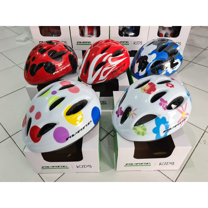 Jual HELM SEPEDA ANAK / HELMET KIDS Merk GENIO G-13 / AVAND A-03 ...