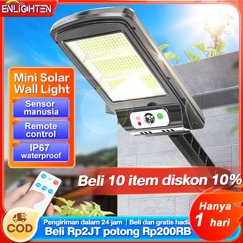 Jual Lampu tenaga surya outdoor Lampu Tenaga Matahari Solar Sensor Street Cell Light LED 900W ...