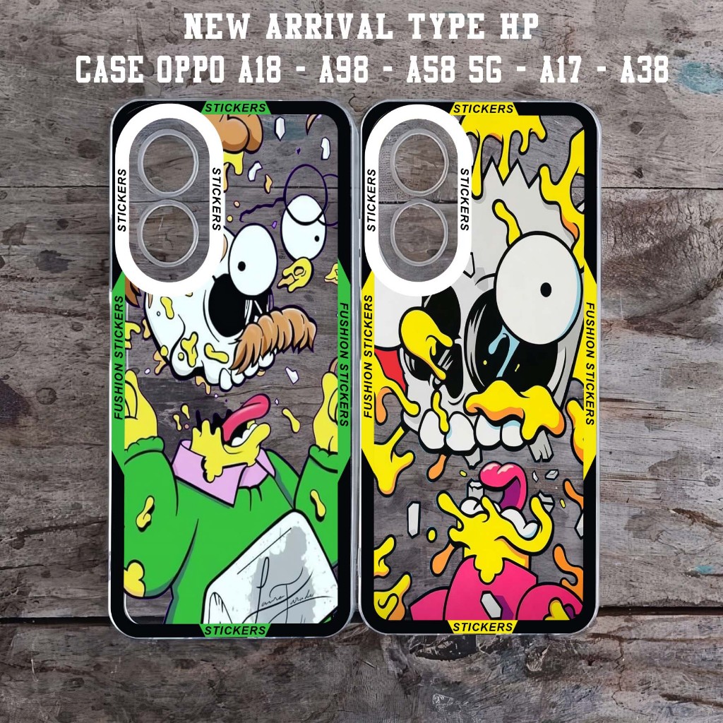 Jual Case Oppo A18 A98 A58 5g A38 A17 New 2023 Casing Aesthetic