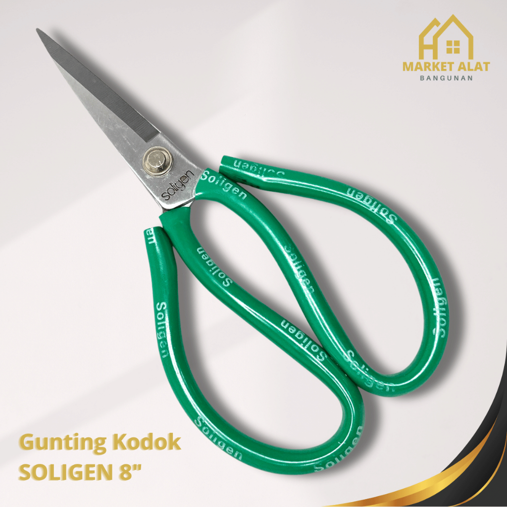 Jual Gunting Kodok SOLIGEN 8" / Gunting Kain / Gunting Seng / Gunting ...
